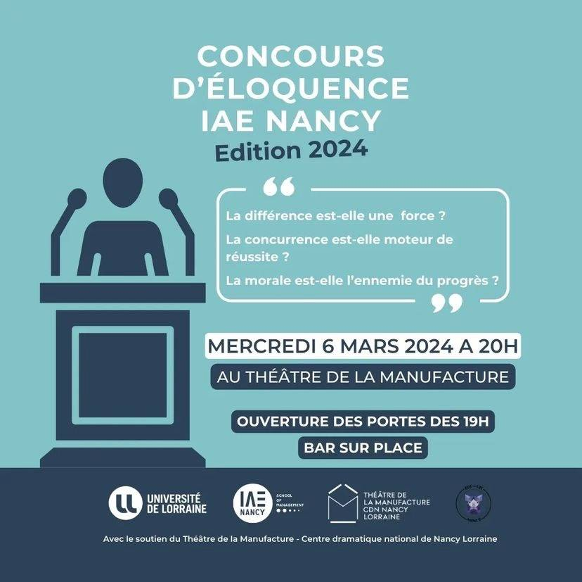 Nancy : Finale du concours d’éloquence