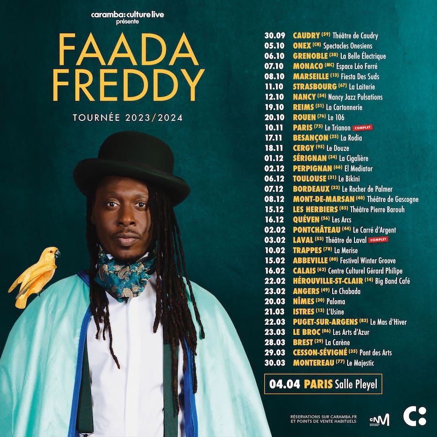 FAADA FREDDY en concert au Nancy Jazz Pulsations